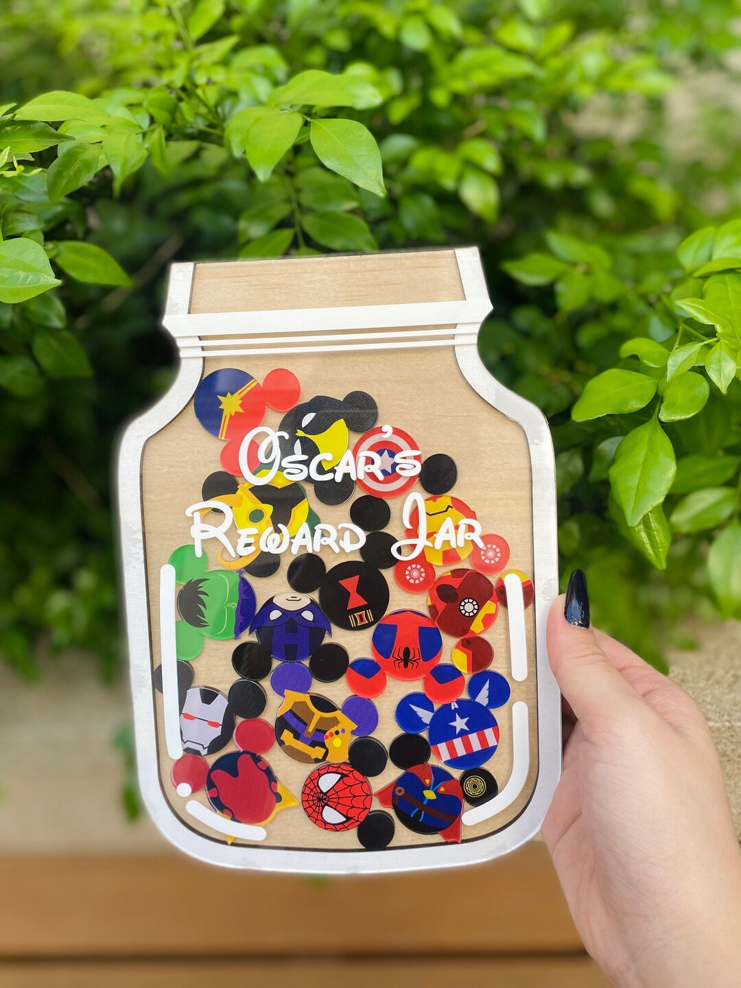 Custom Magnetic Reward Jar Classroom Behavior, Personalized Motional ...
