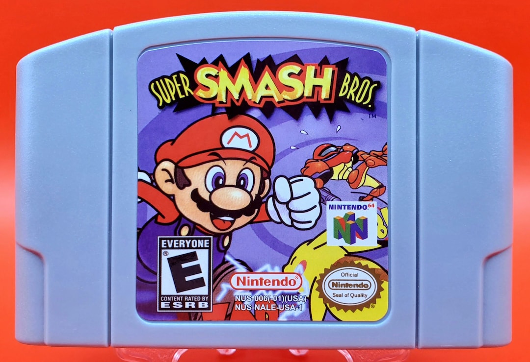 Super Smash Bros Repro Nintendo 64 N64 - Etsy