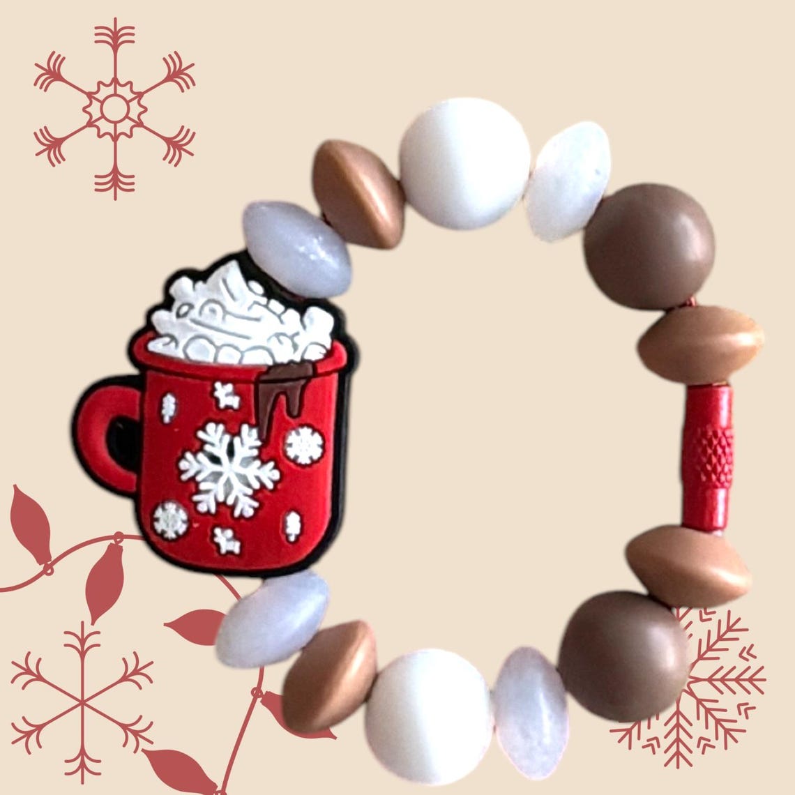 Hot Cocoa Drink Charm for Tumblers & Water Bottles, Water Bottle Charm ...