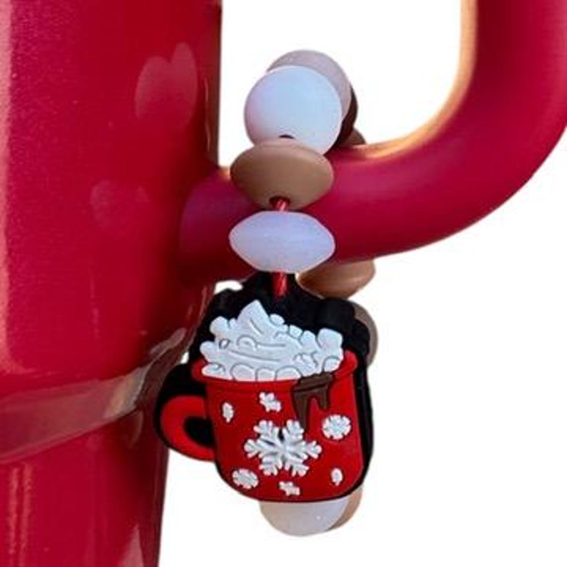 Hot Cocoa Drink Charm for Tumblers & Water Bottles, Water Bottle Charm ...