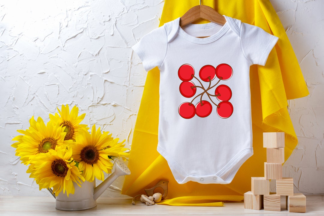Cherry Wheel Onesie® Cute Girl Onesie® Newborn Baby Clothes - Baby Girl ...