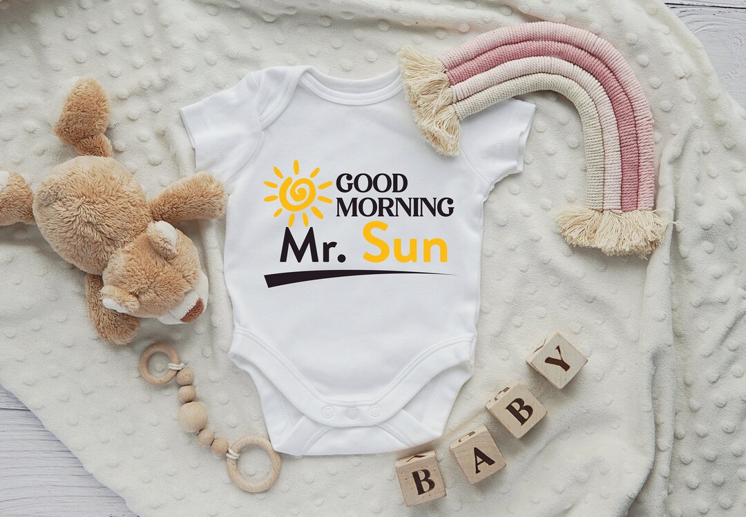 Good Morning Mr. Sun Onesie® Cute Sun Onesie® - Etsy