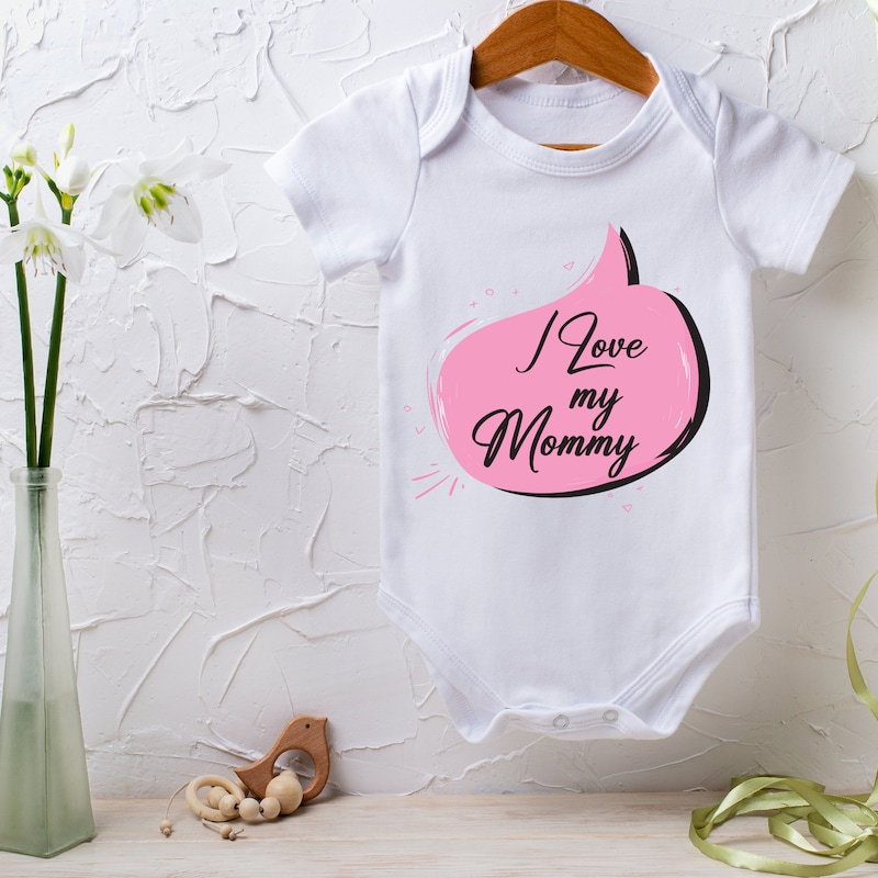 I Love Mommy Baby Clothes - Etsy