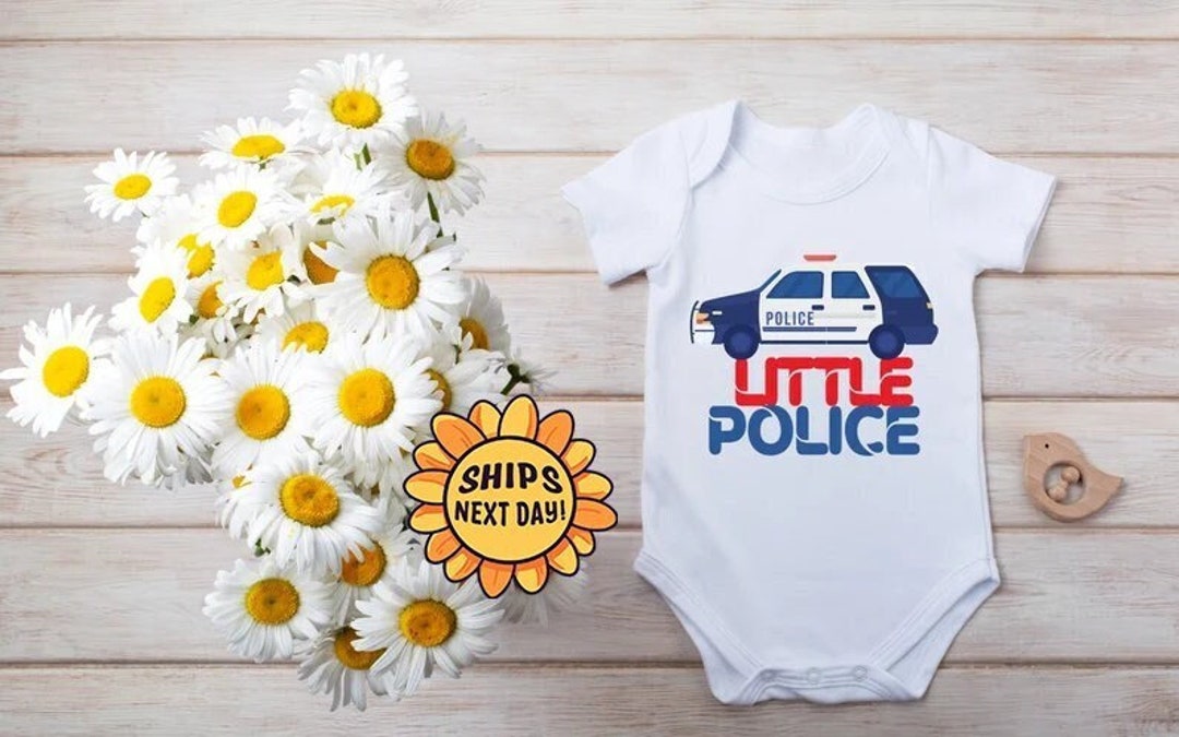 Little Police Onesie® Cute Baby Police Graphic Onesie® Patrol Buddy ...