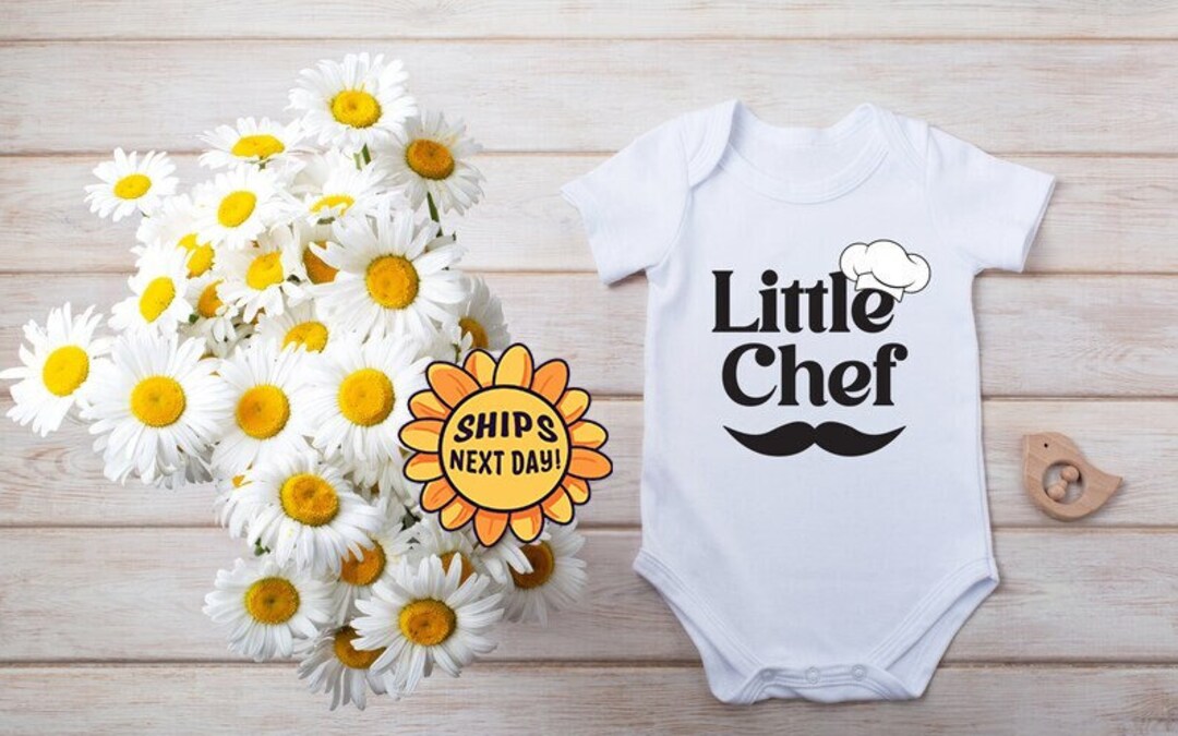 Little Chef Onesie® Cute Baby Chef Graphic Onesie® Mini Me Chef, Baby ...