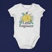 Little Engineer Onesie® Cute Baby Engineer Graphic Onesie® Hardhat ...
