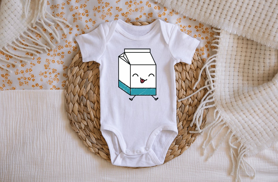 Cute Cartoon Onesie® Small Milk Carton Onesie® Milk Cartoon Character ...