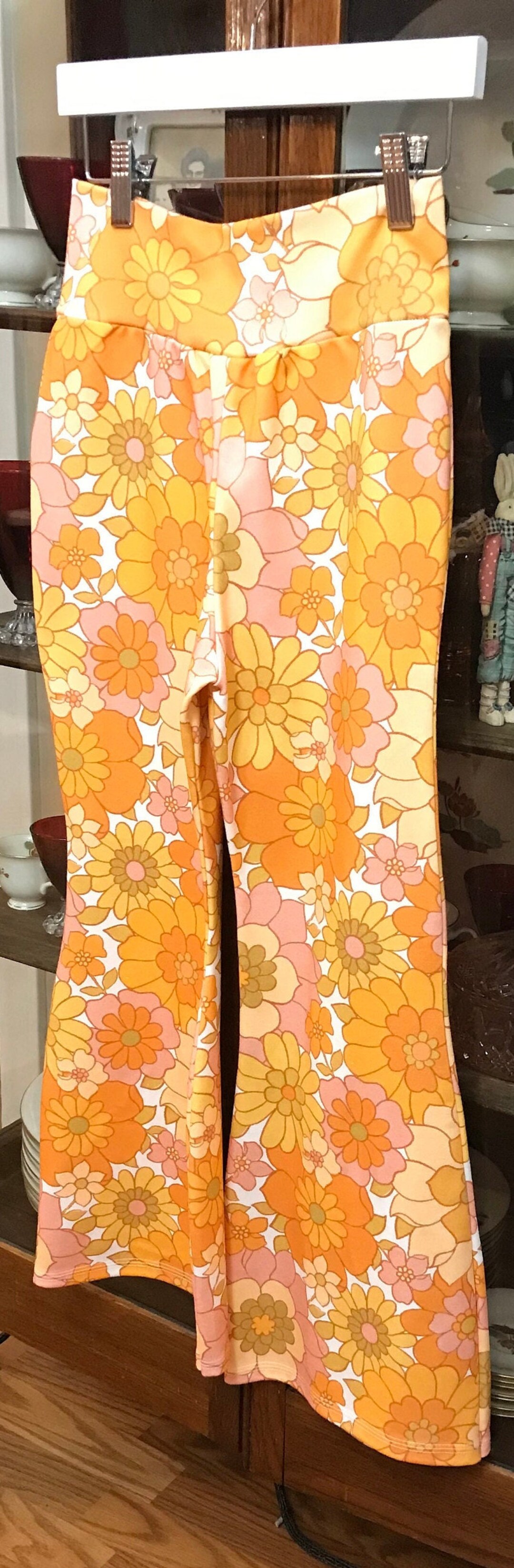 Groovy, Organic Knit Bell Bottoms, Two Groovy Pants, Kid Hippie Pants ...