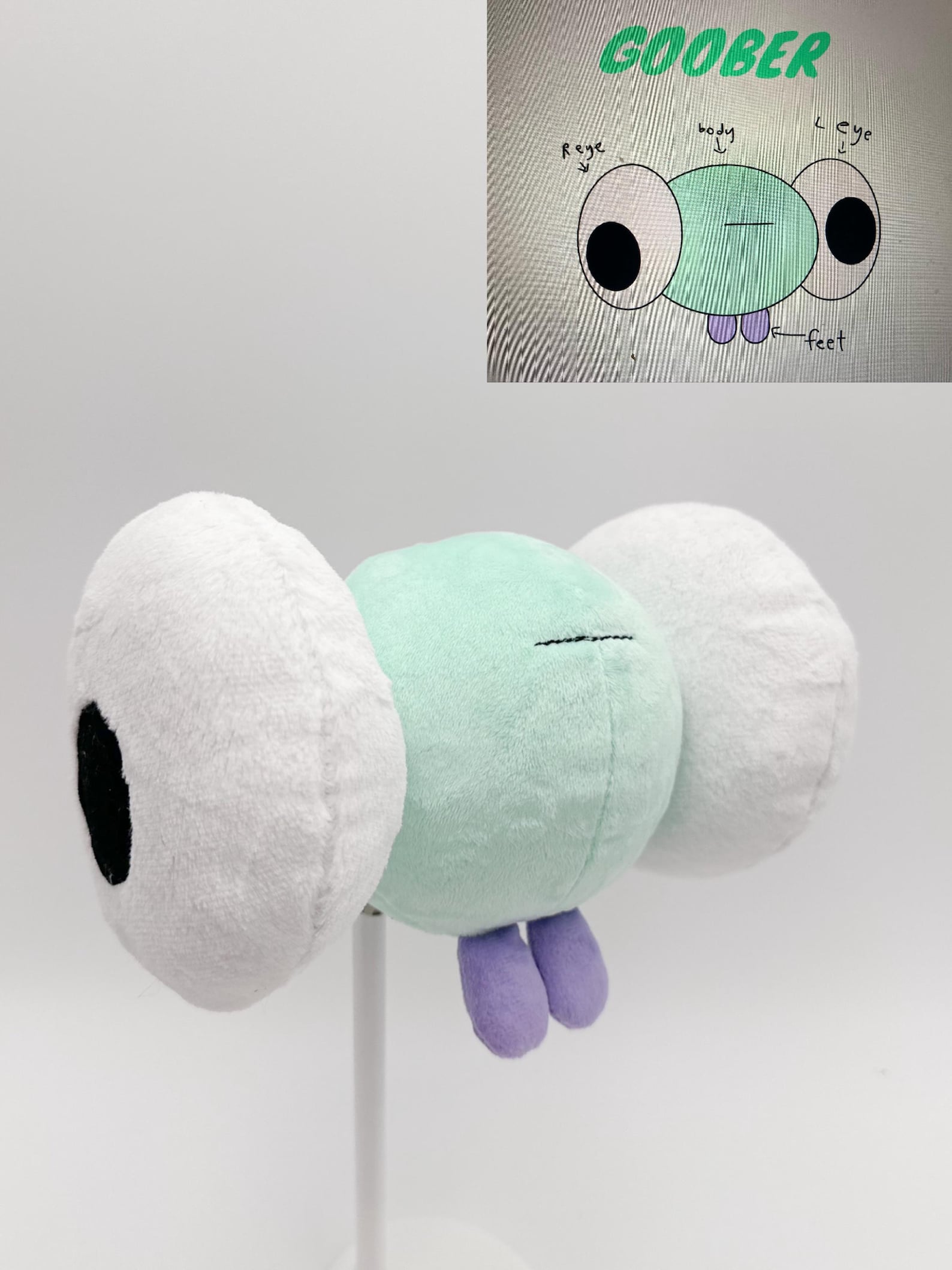 Plushy From Author Character Handmade Linen Doll for Comic Book ...