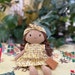 BEST PRICE Handmade Rag Doll With Yellow Calico Check Dress/ - Etsy