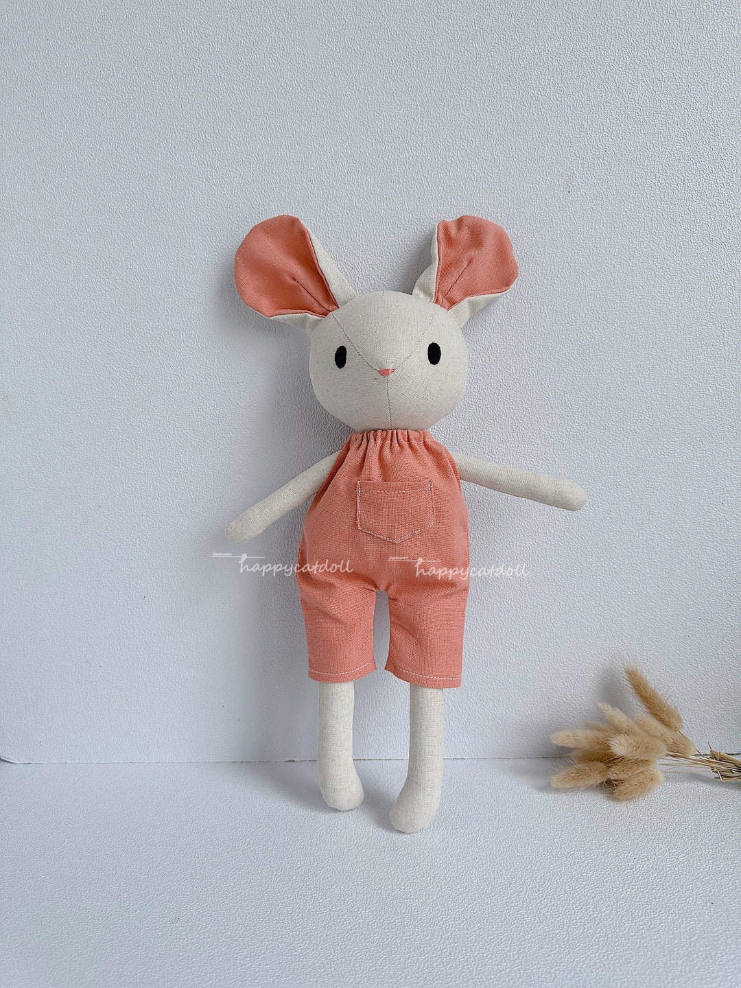 Handmade Mouse Doll, Gift for Baby, Stuffed Animal Toys, Christmas Baby ...