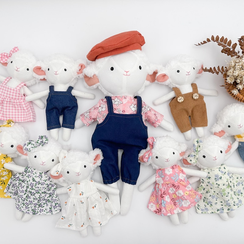 Miniature Lamb Toy Doll - Etsy