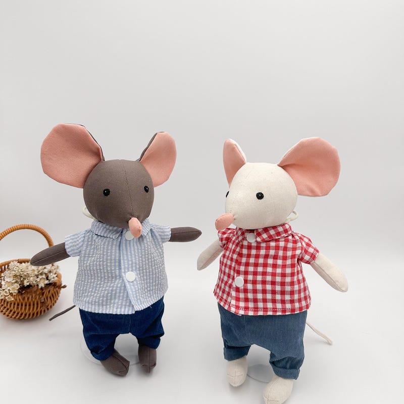 Stuffed Mouse - Etsy