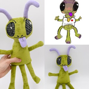 Plushy From Author Character Handmade Linen Doll for Comic Book ...