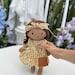 BEST PRICE Handmade Rag Doll With Yellow Calico Check Dress/ - Etsy