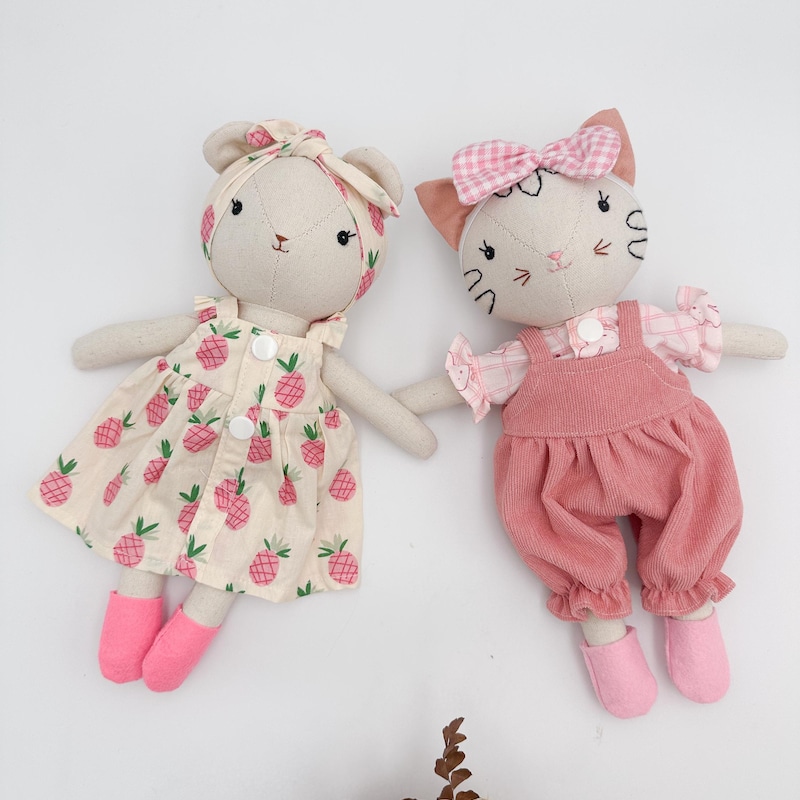 Linen Stuffed Animal Bear - Etsy