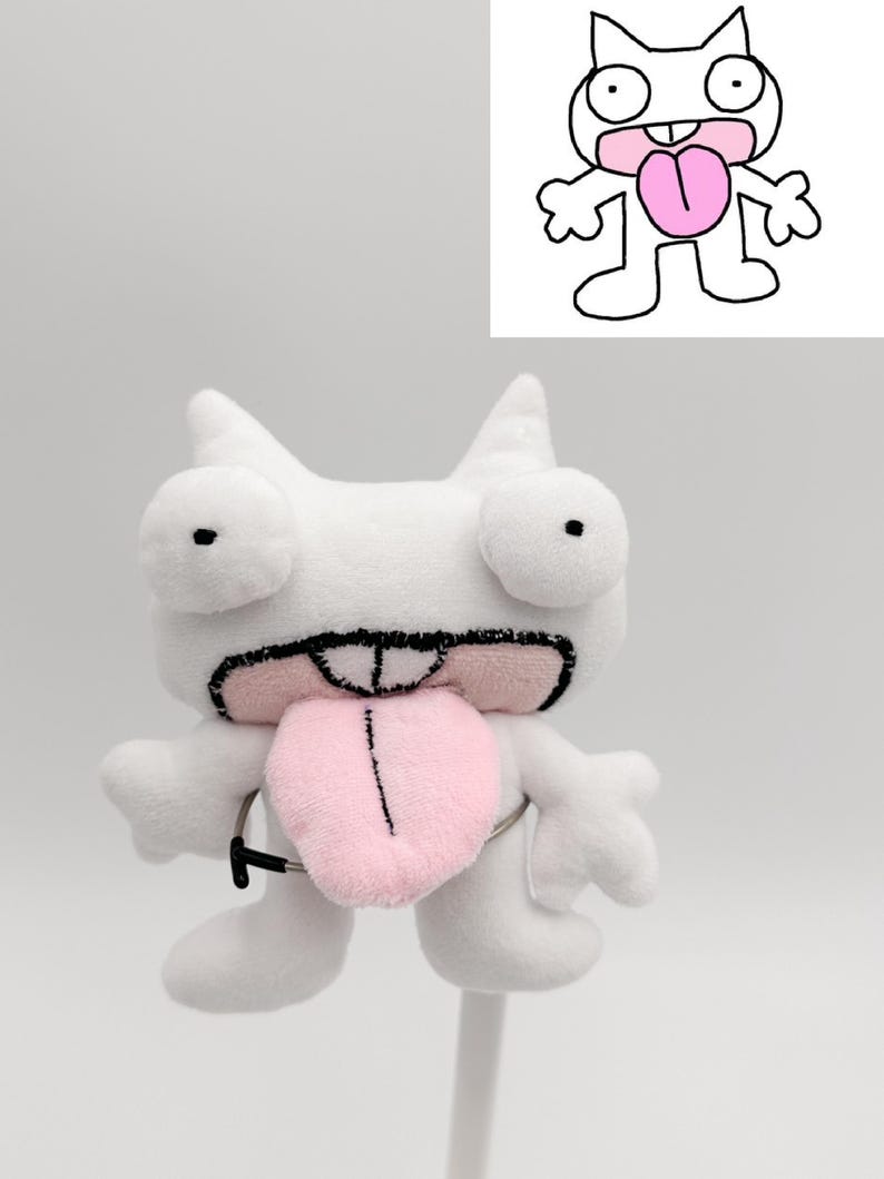 Plushy From Author Character Handmade Linen Doll for Comic Book ...