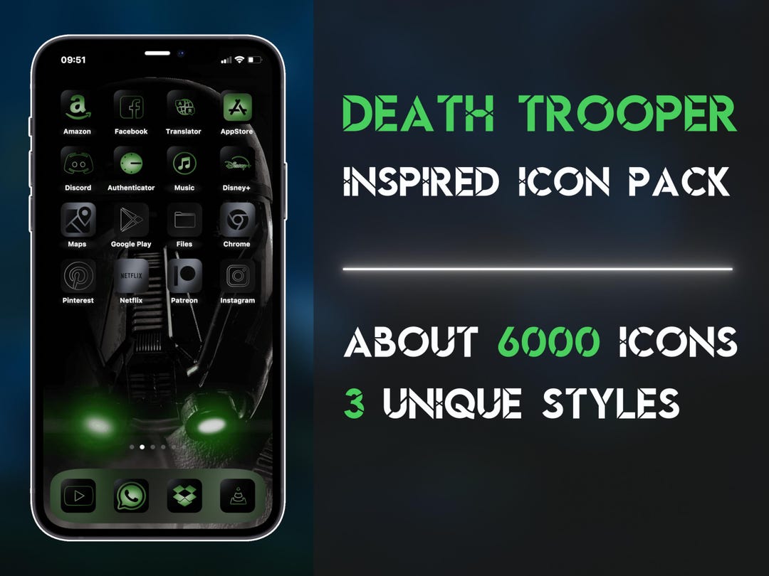 Death Trooper Inspired Icon Pack (star Wars) | iPhone & iPad Icon Set ...