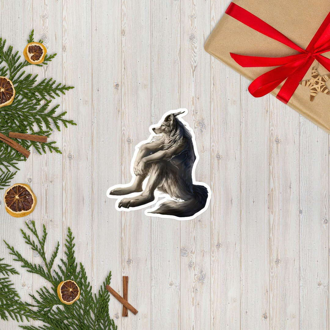 Alpha Male Sigma Gigachad Wolf Sticker - Etsy