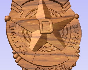 Dallas Texas Police Department Badge SVG Bundle, Dallas Police Officer ...