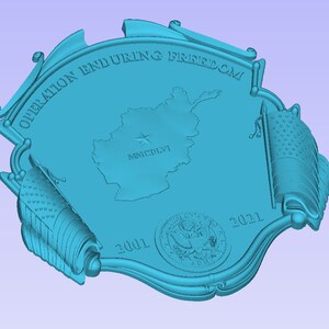 Operation Enduring Freedom - Army Service Plaque - Etsy