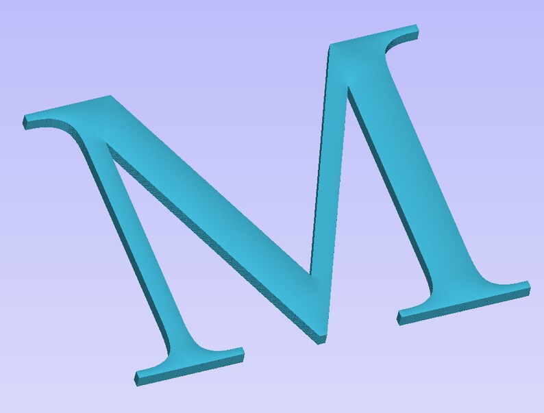 Times New Roman STL 3D Models (upper and Lower Case With Symbols) - Etsy