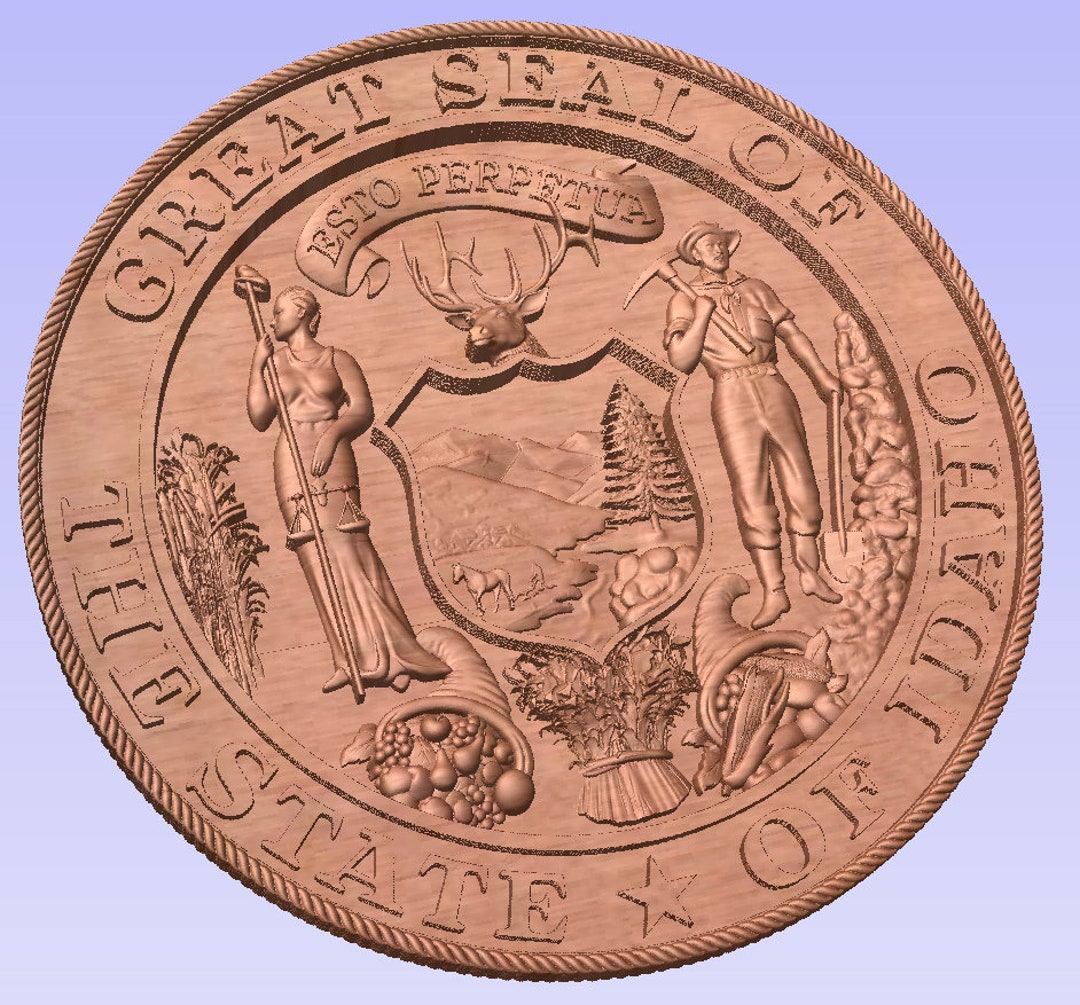 Idaho State Seal (STL File) - Etsy
