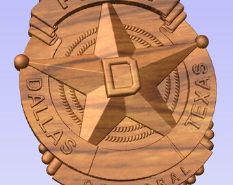 Dallas Texas Police Department Badge SVG Bundle, Dallas Police Officer ...