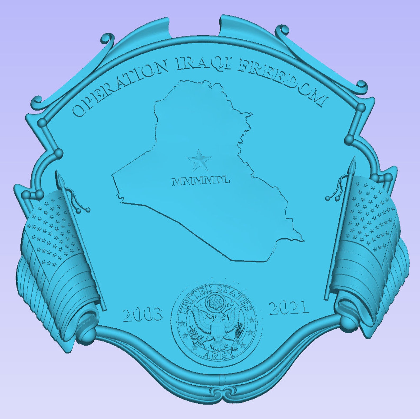 Operation Iraqi Freedom - Army Service Plaque - Etsy