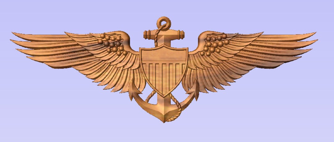 Navy and USMC Aviator Badge - Etsy