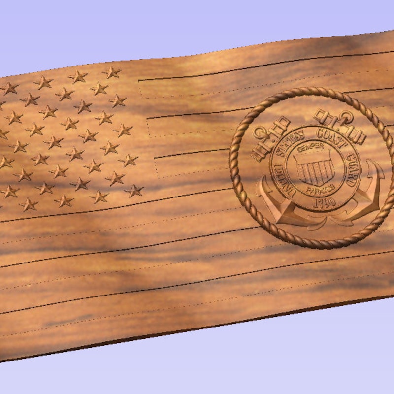 Waving Flag Cnc File - Etsy