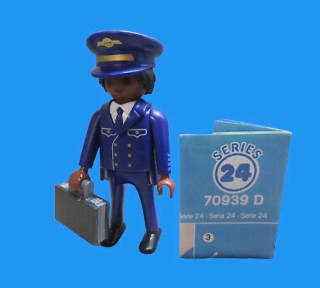 Playmobil Series 24 Captain Pilot - Etsy