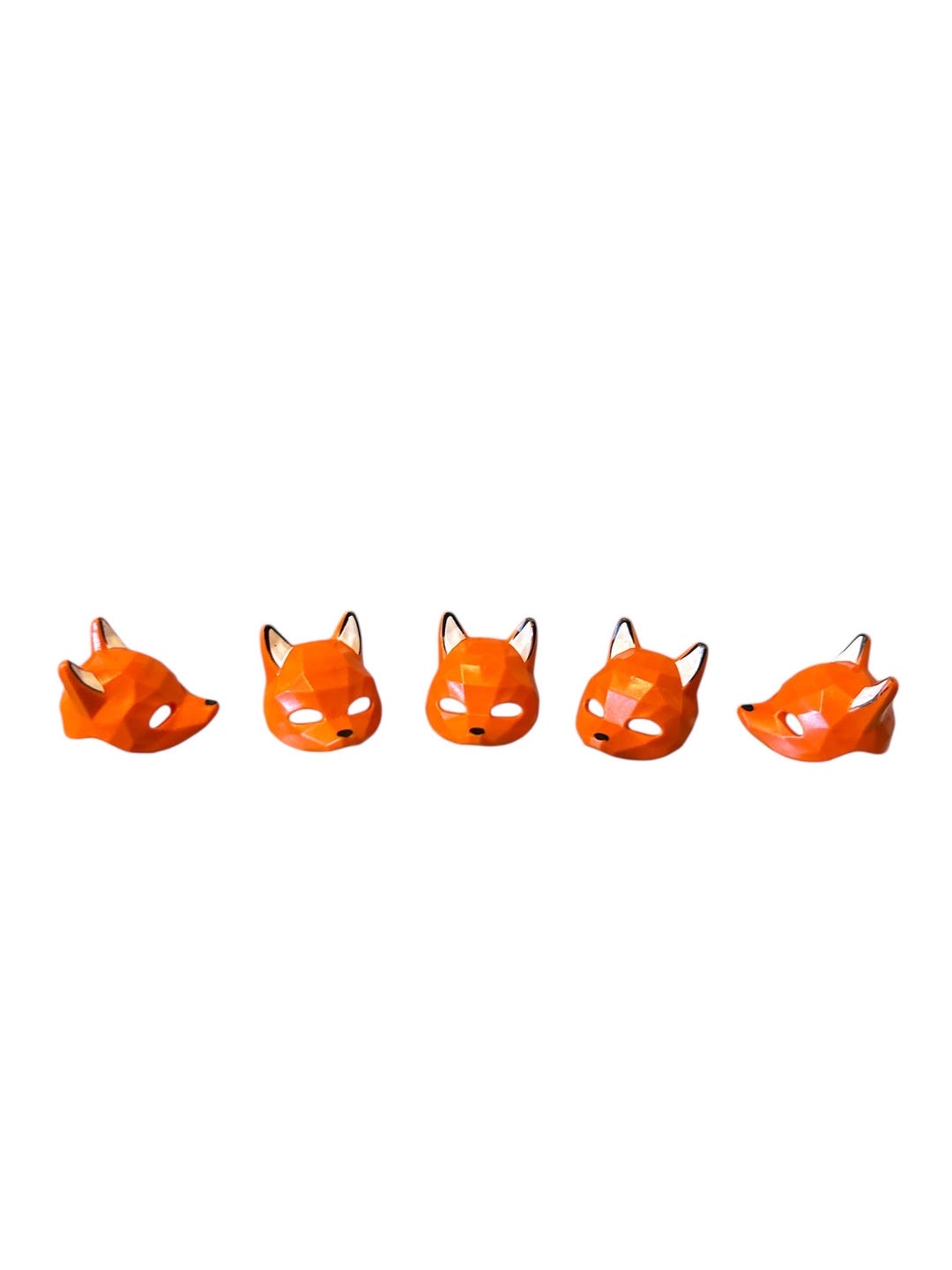 Playmobil Fox Masks (set of 5) - Etsy