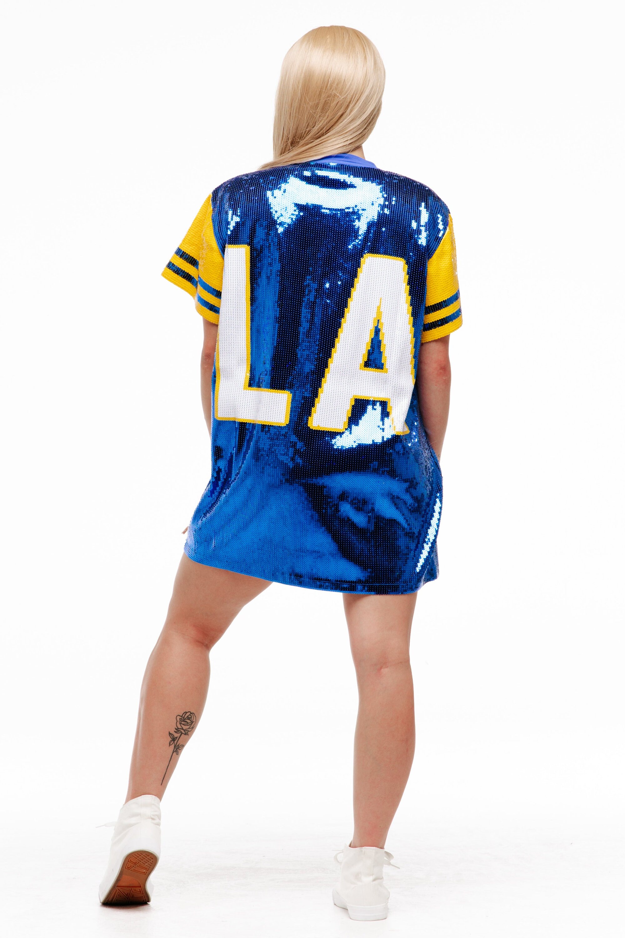 Los Angeles Football Sequin Jersey Dress - Etsy