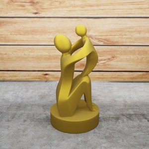 Abstract Figurine "mother and Child". - Etsy
