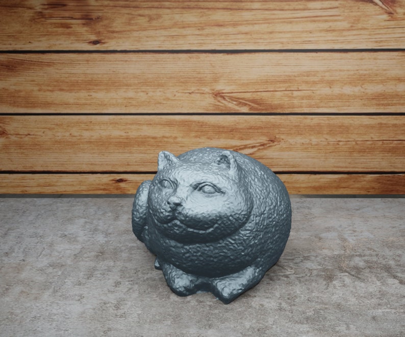 Fat Cat Figurine - Etsy