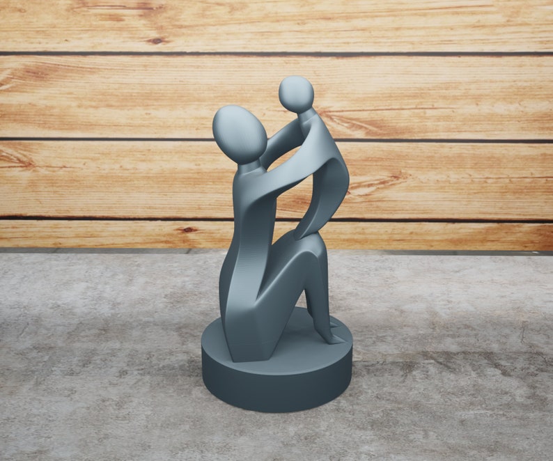 Abstract Figurine "mother and Child". - Etsy