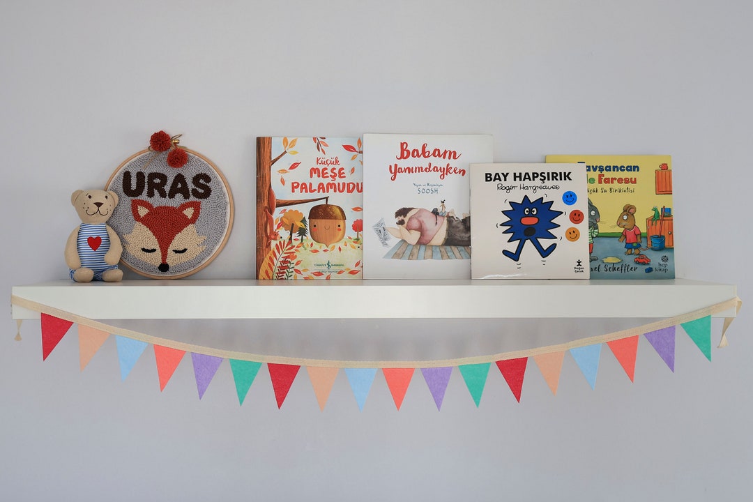 Custom Felt Flag Banner, Personalized Pennant Flags, Felt Bunting ...