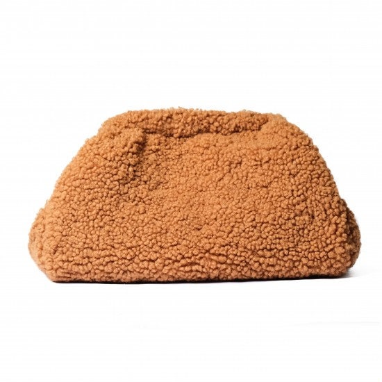 Fuzzy Plush Clutch Bag, Tote Bag for Woman, Cute Tote Bag With Pockets ...