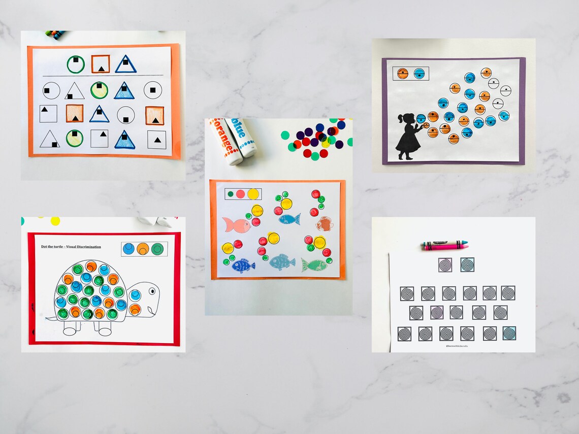 Visual Discrimination Printable for Kids Preschool Activity - Etsy