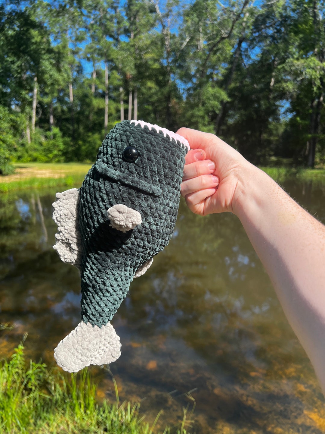 Crocheted Large Mouth Bass — FINISHED PRODUCT - Etsy