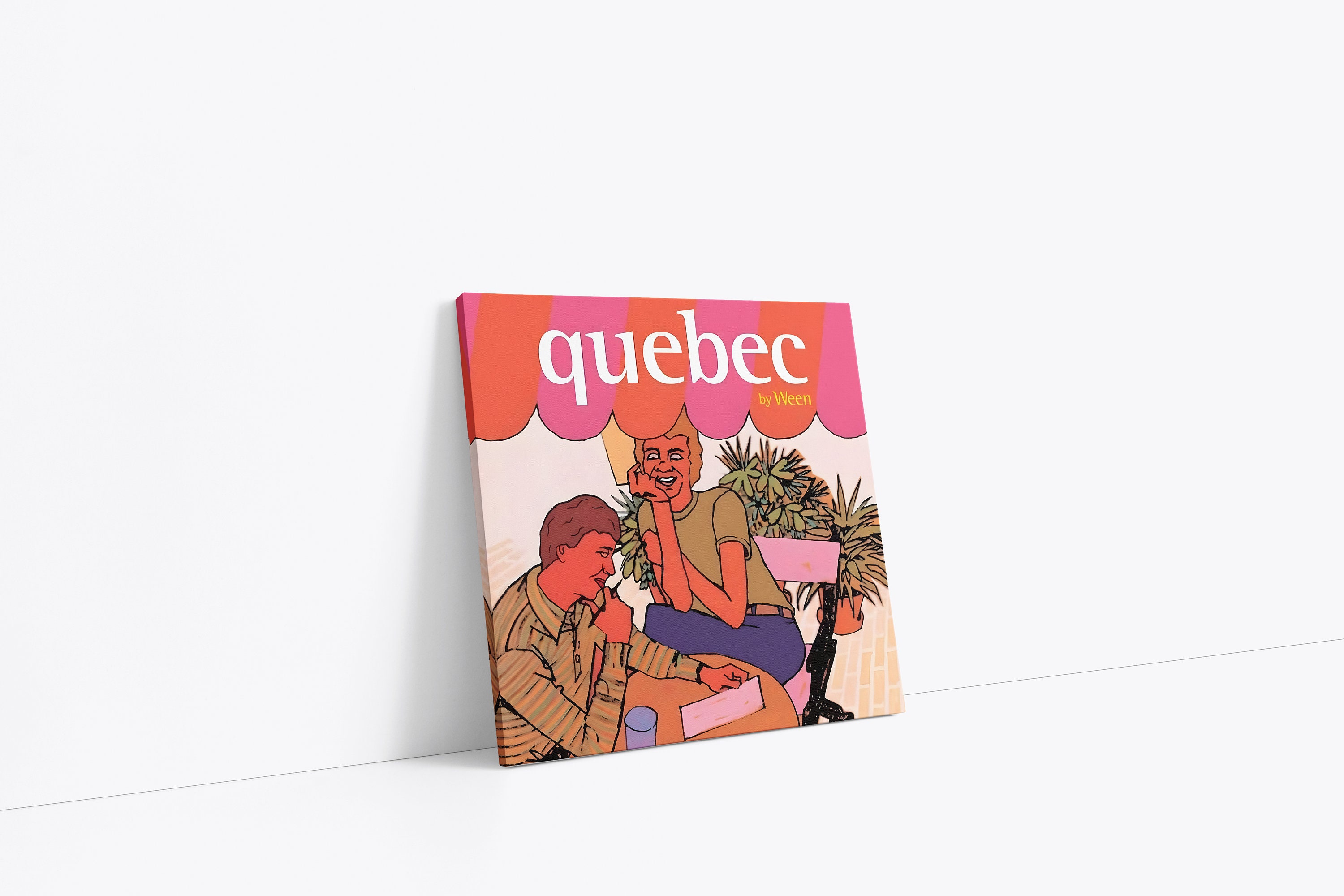 Ween Quebec Album Cover Wall Art Print on Framed Canvas Ween Merch Fan ...