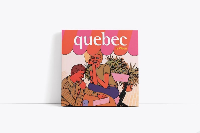Ween Quebec Album Cover Wall Art Print on Framed Canvas | Ween Merch ...