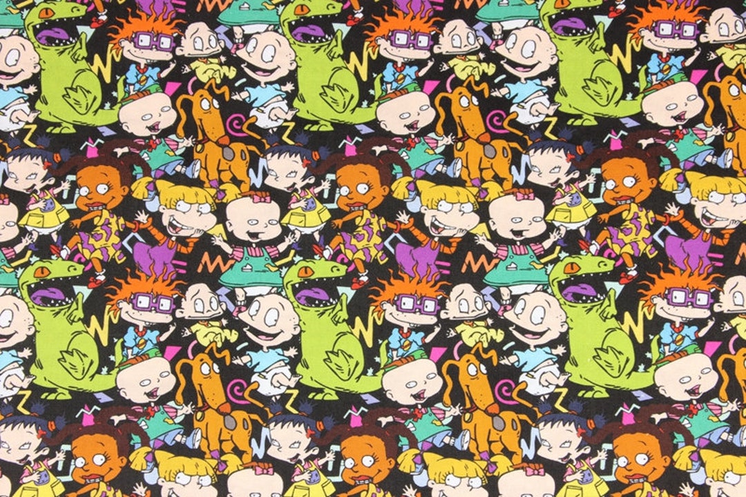 Rugrats Fabric 90’s Cartoon Fabric 100% Cotton Cartoon Cotton Fabric by ...