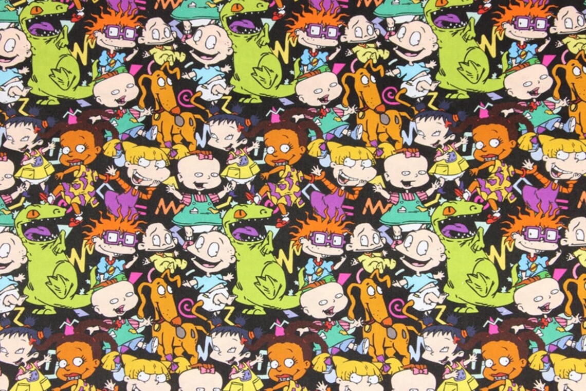 Rugrats Fabric 90s Cartoon Fabric 100% Cotton Cartoon Cotton - Etsy