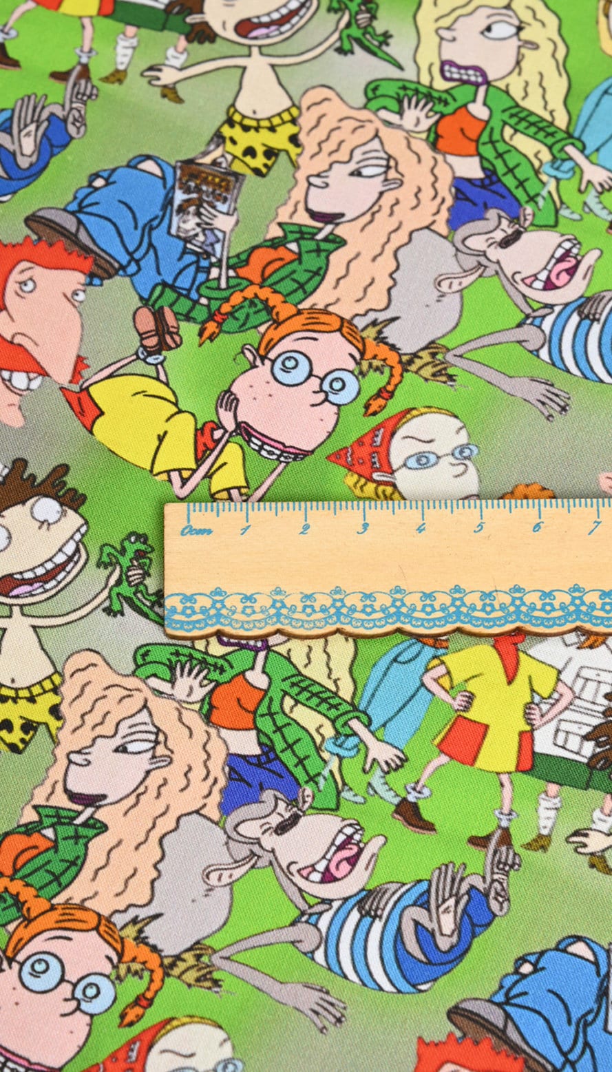 Nickelodeon Fabric Rugrats 90s Cartoon Fabric 100% Cotton - Etsy Australia