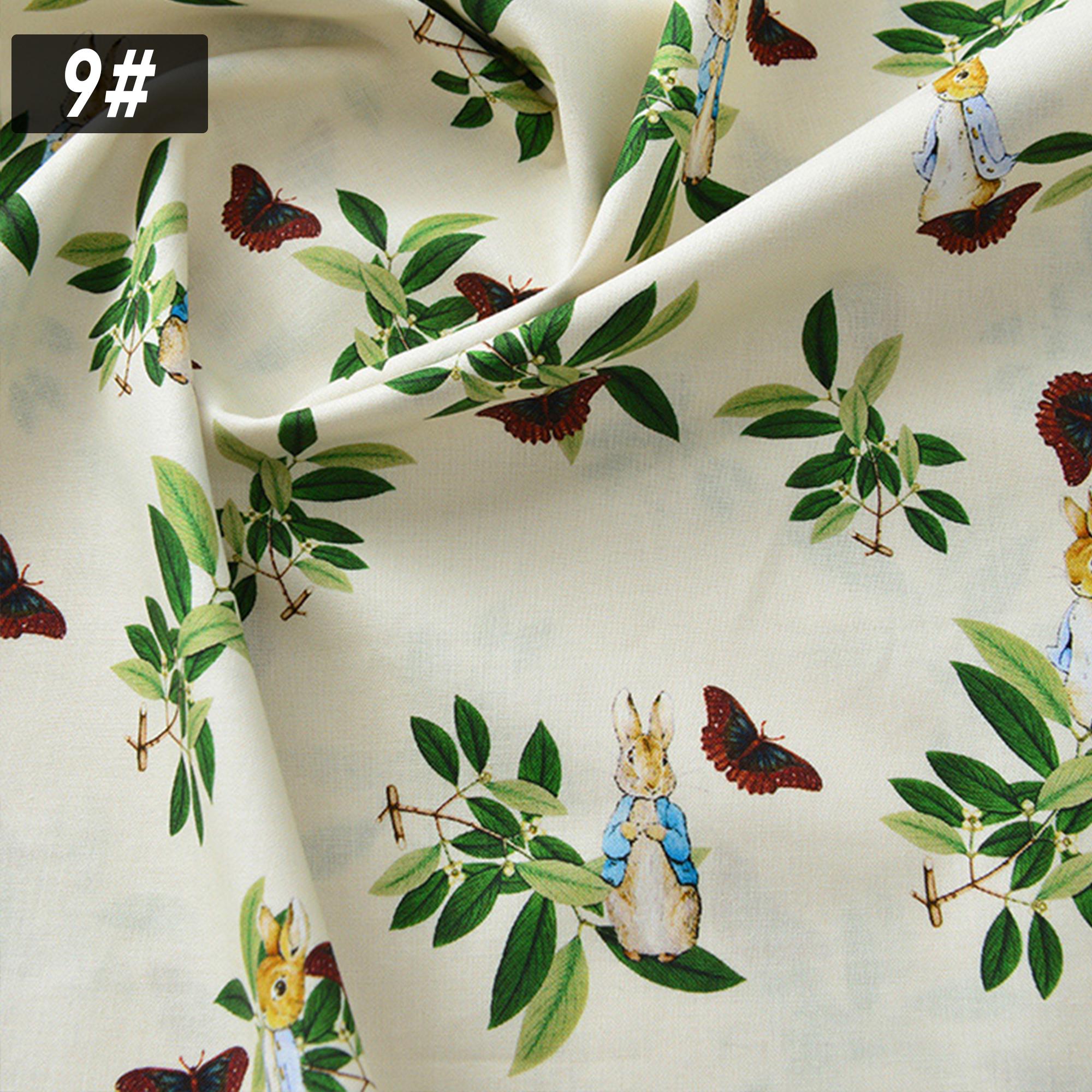 Peter Rabbit Fabric 100% Cotton Cartoon Cotton Fabric by the Half Yard ...
