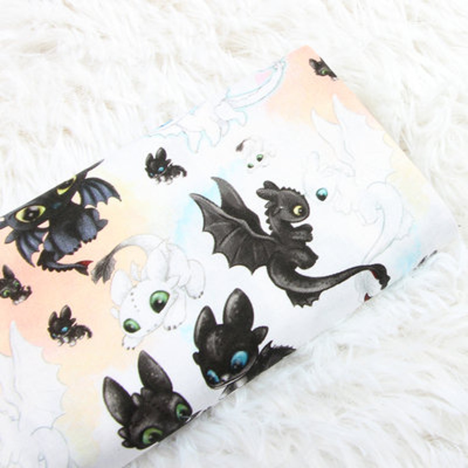 How to Train Your Dragon Fabric Night Fury Toothless Fabric - Etsy