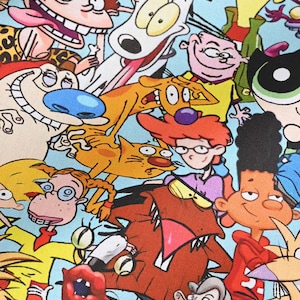 Cartoon Characters Fabric the Powerpuff Girls Fabric 100% Cotton ...