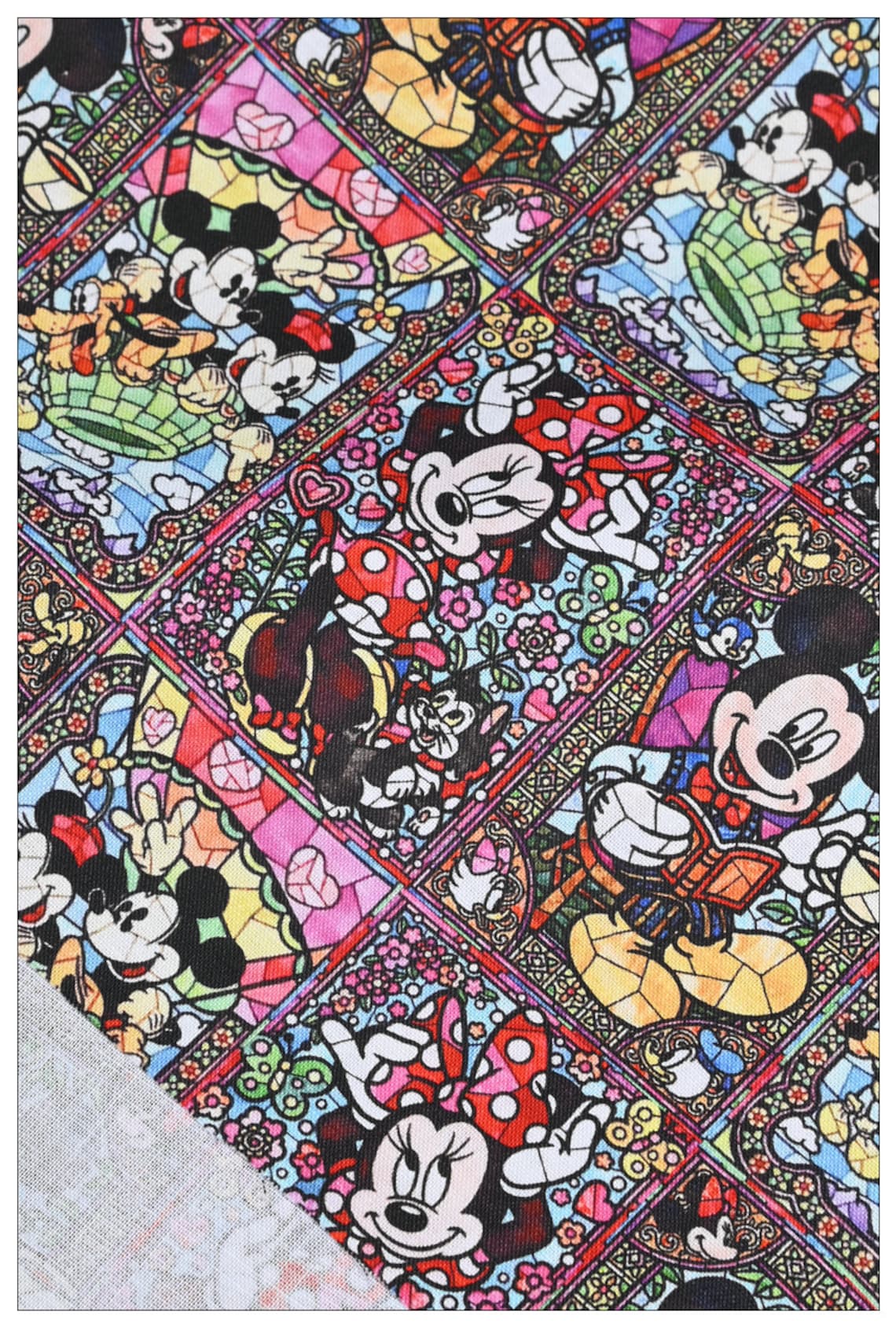 Mickey Minnie Mouse Fabric Disney Fabric 100% Cotton Cartoon - Etsy